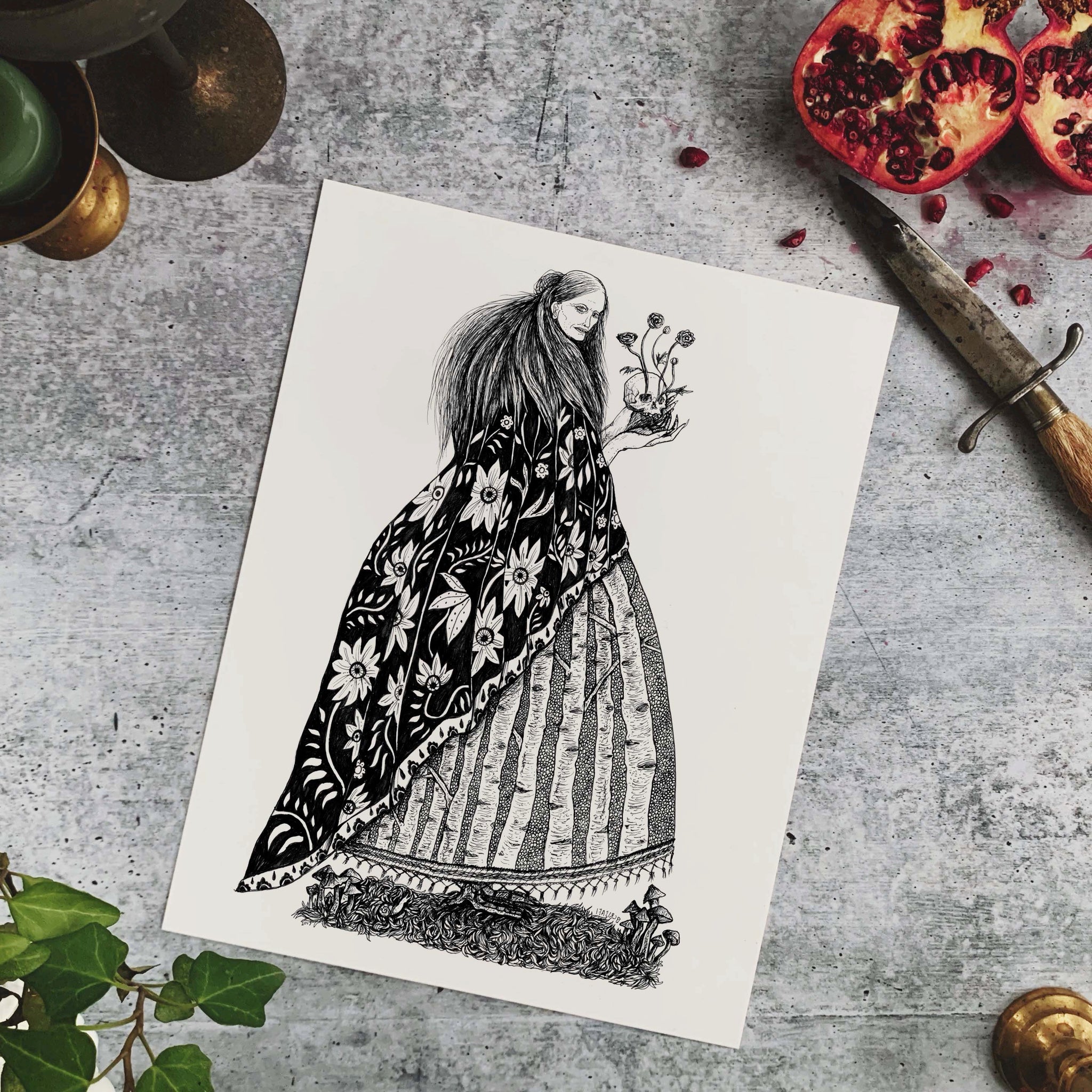 Baba Yaga: Death & Rebirth Fine Art Print – Bill Crisafi