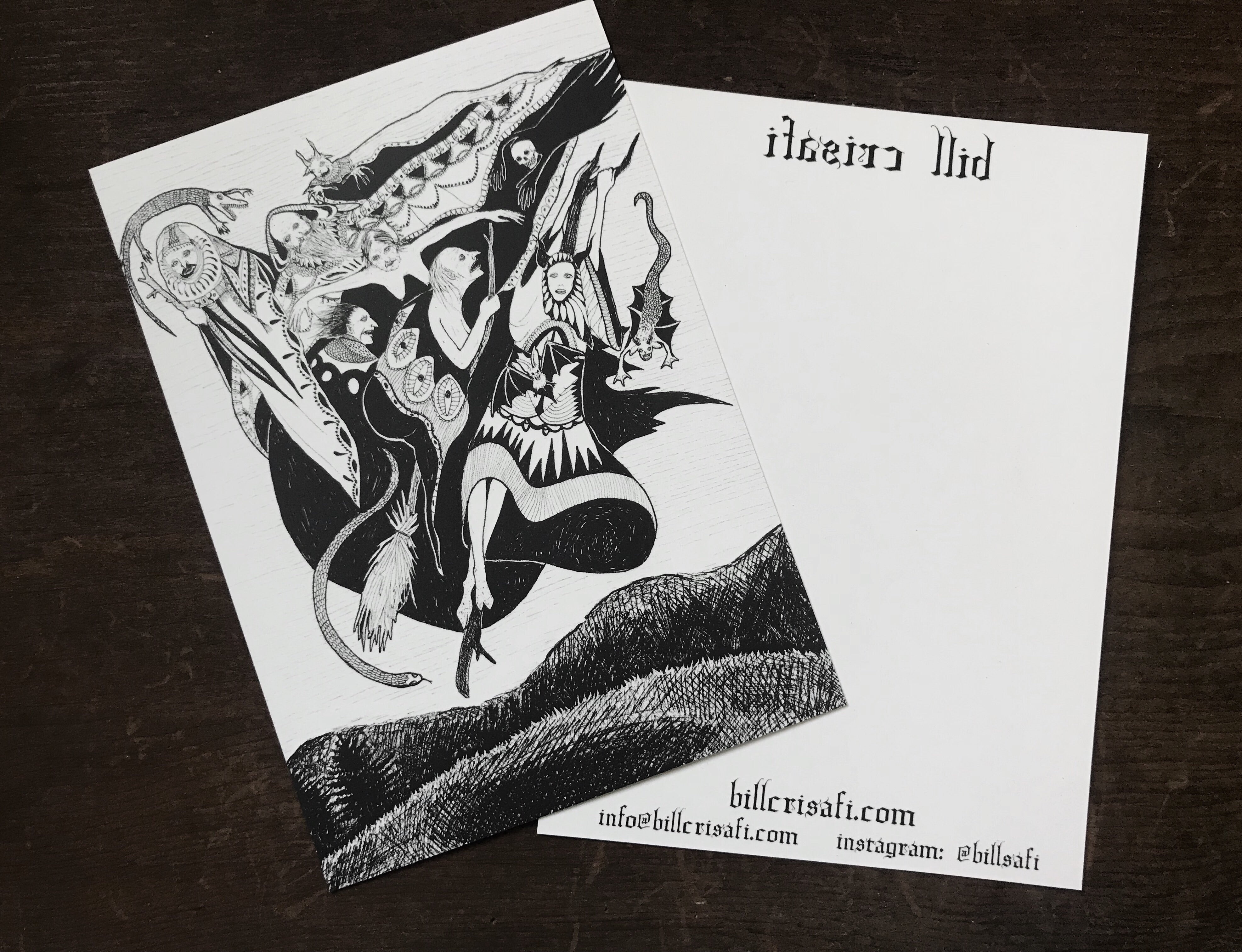Illustrated Postcards – Bill Crisafi