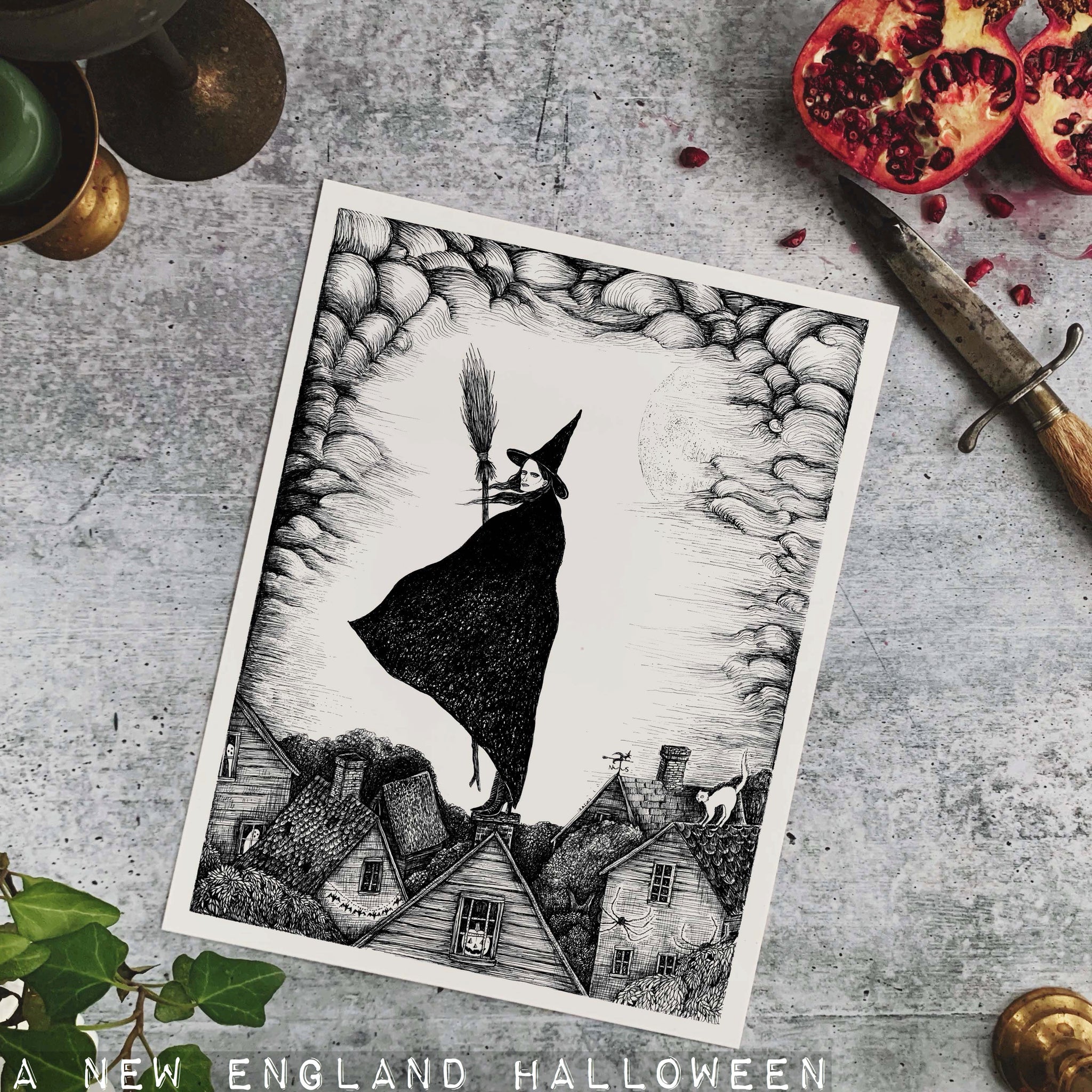 A New England Halloween Fine Art Print – Bill Crisafi