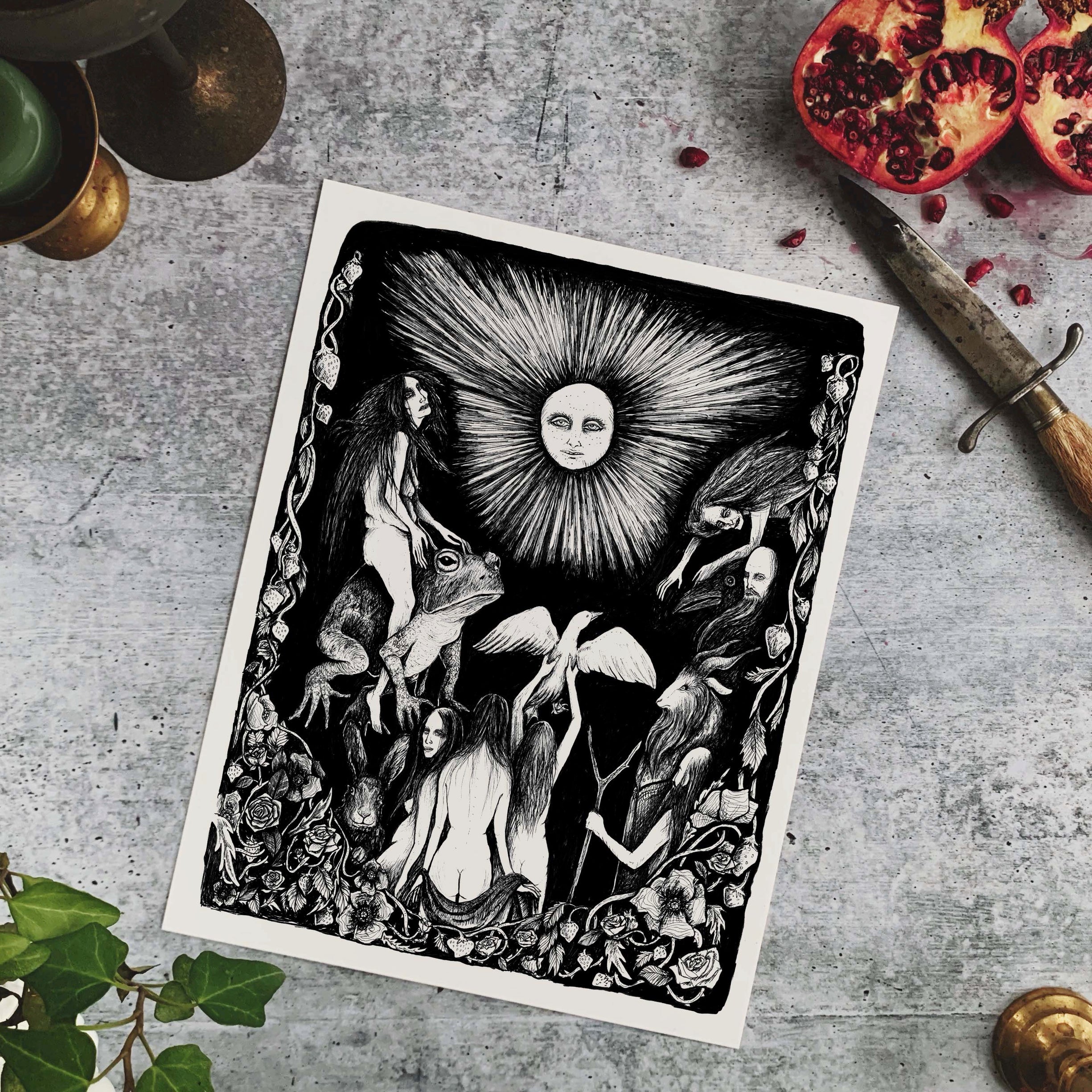 The Familiar's Blessing Fine Art Print – Bill Crisafi